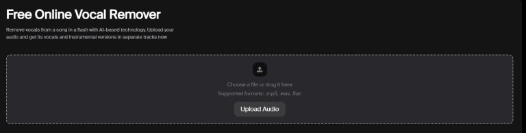 Remove Vocals From Audio Tracks - Voice.ai