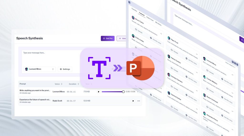 Text to Speech for PowerPoint Presentations - Voice.ai