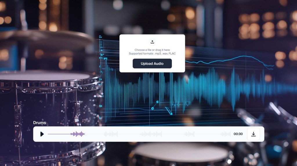 Remove Drums from a Song Instantly - Voice.ai