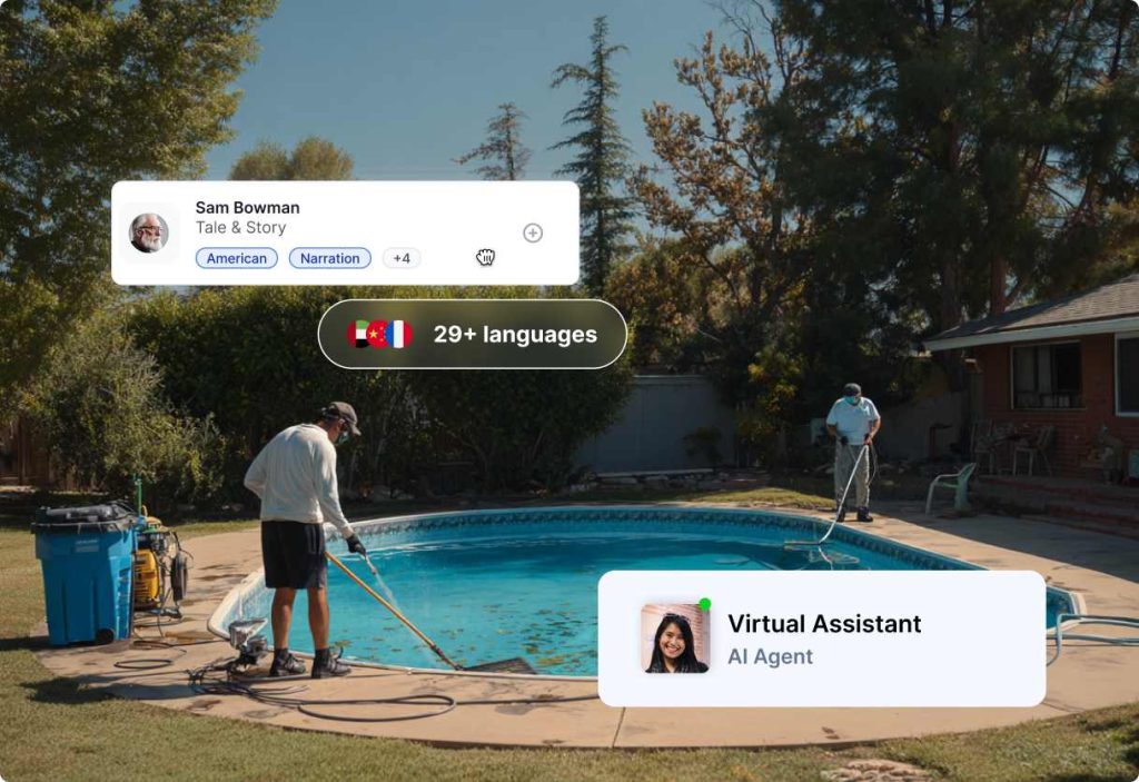 AI Voice Agents for Pool Cleaning Services - Voice.ai