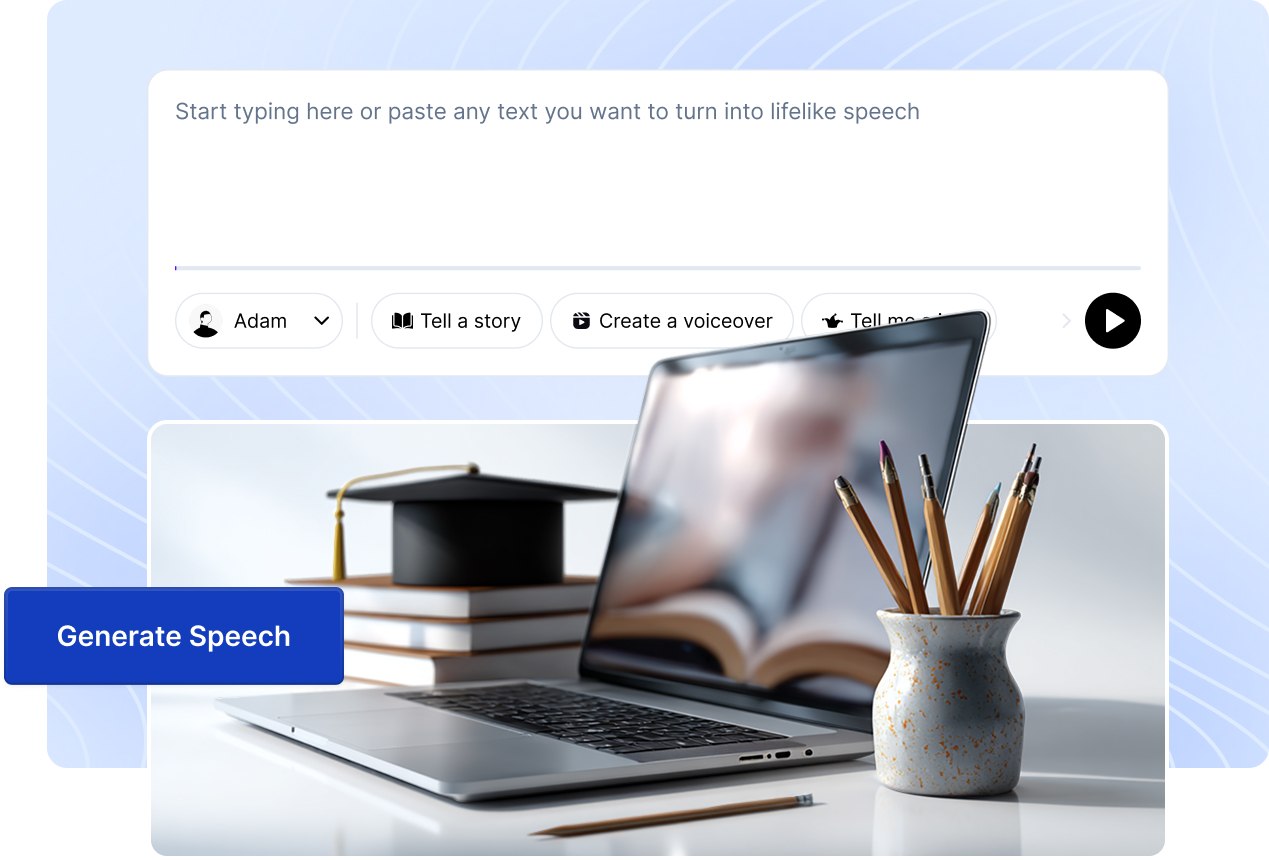 Elearning Voice Over Powered by Voice.ai | Studio-Quality AI